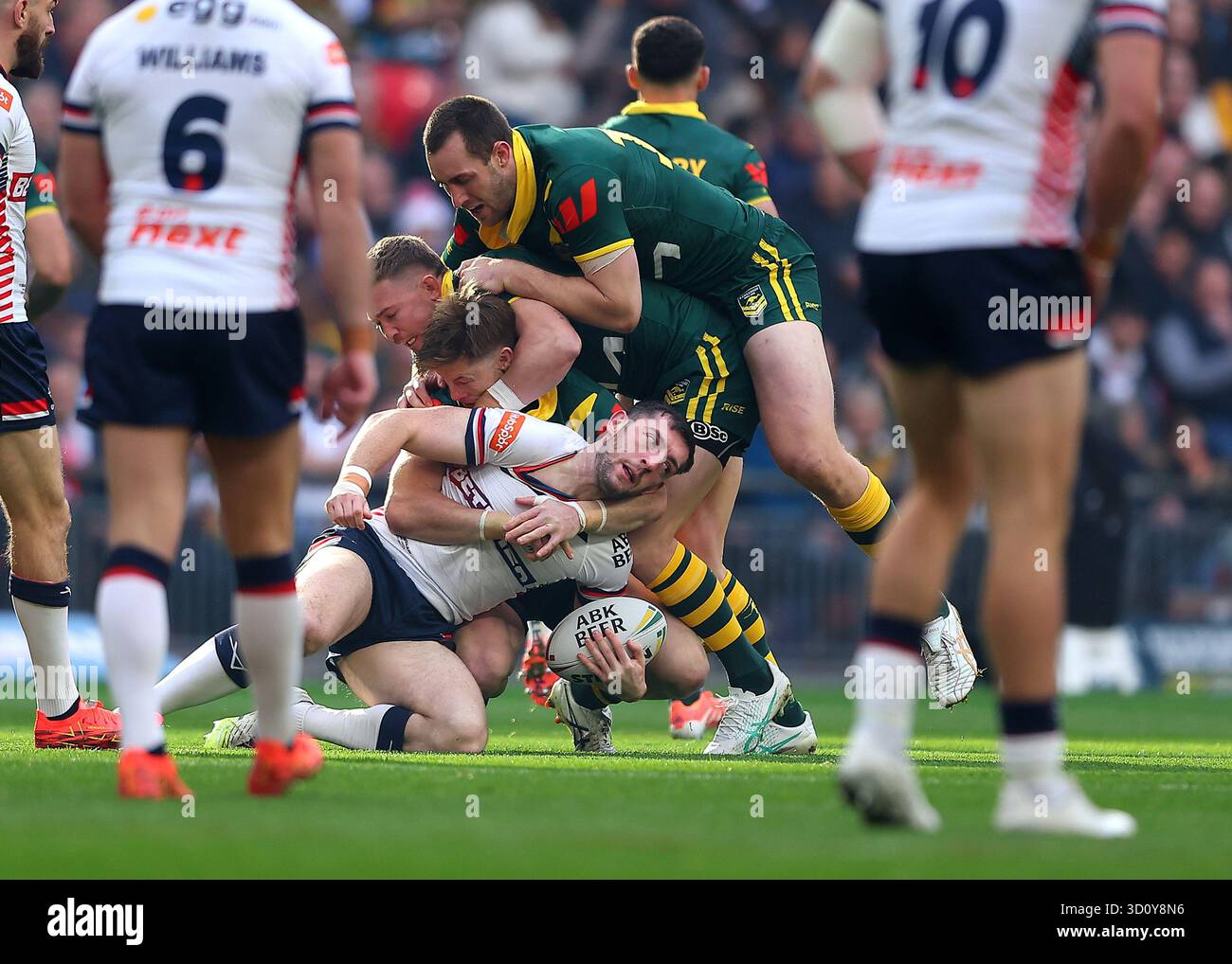 25th October 2025; Wembley Stadium, London, England; Rugby League Ashes, England versus ...