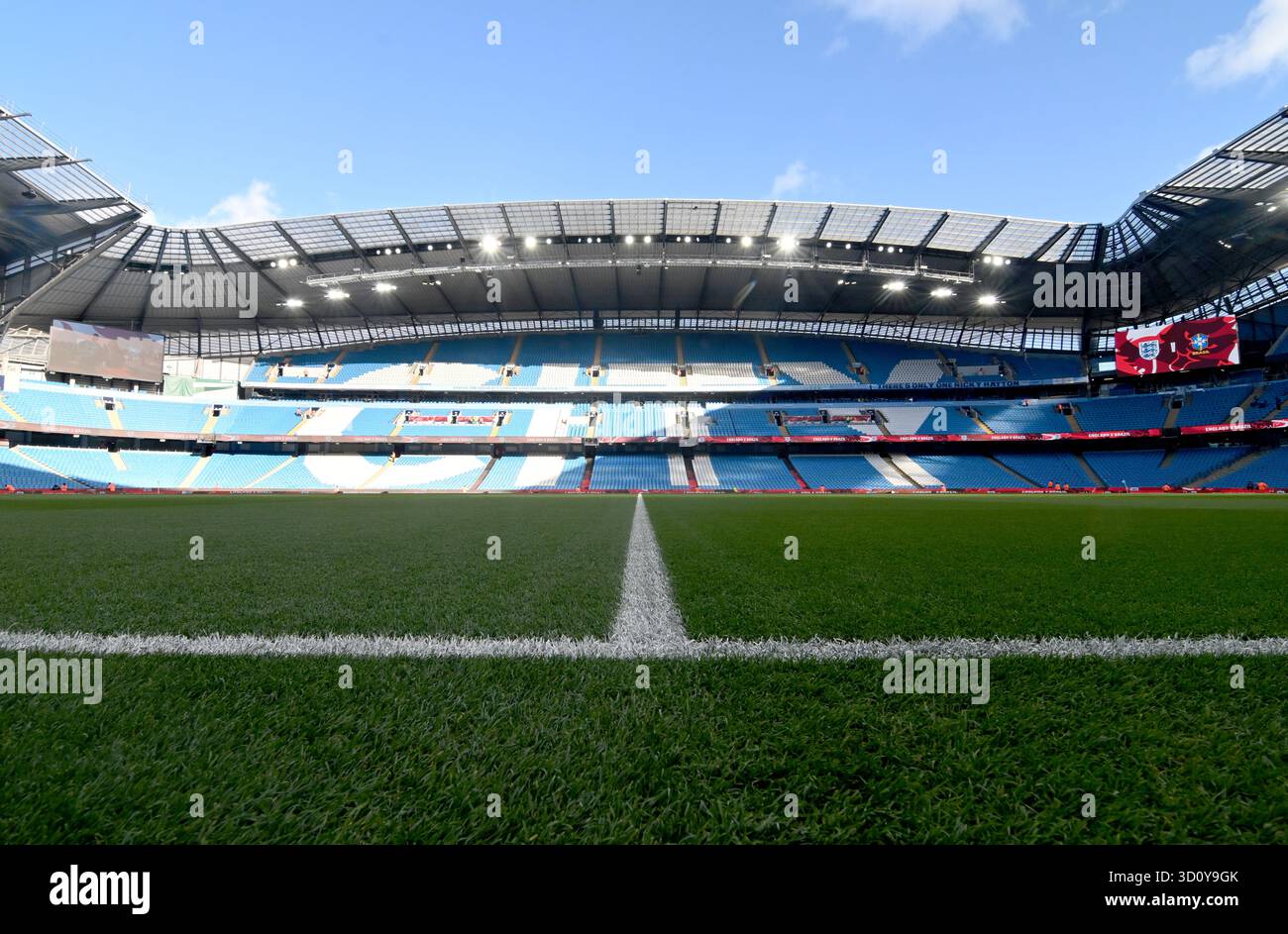 A general view inside the ground ahead of the international friendly ...