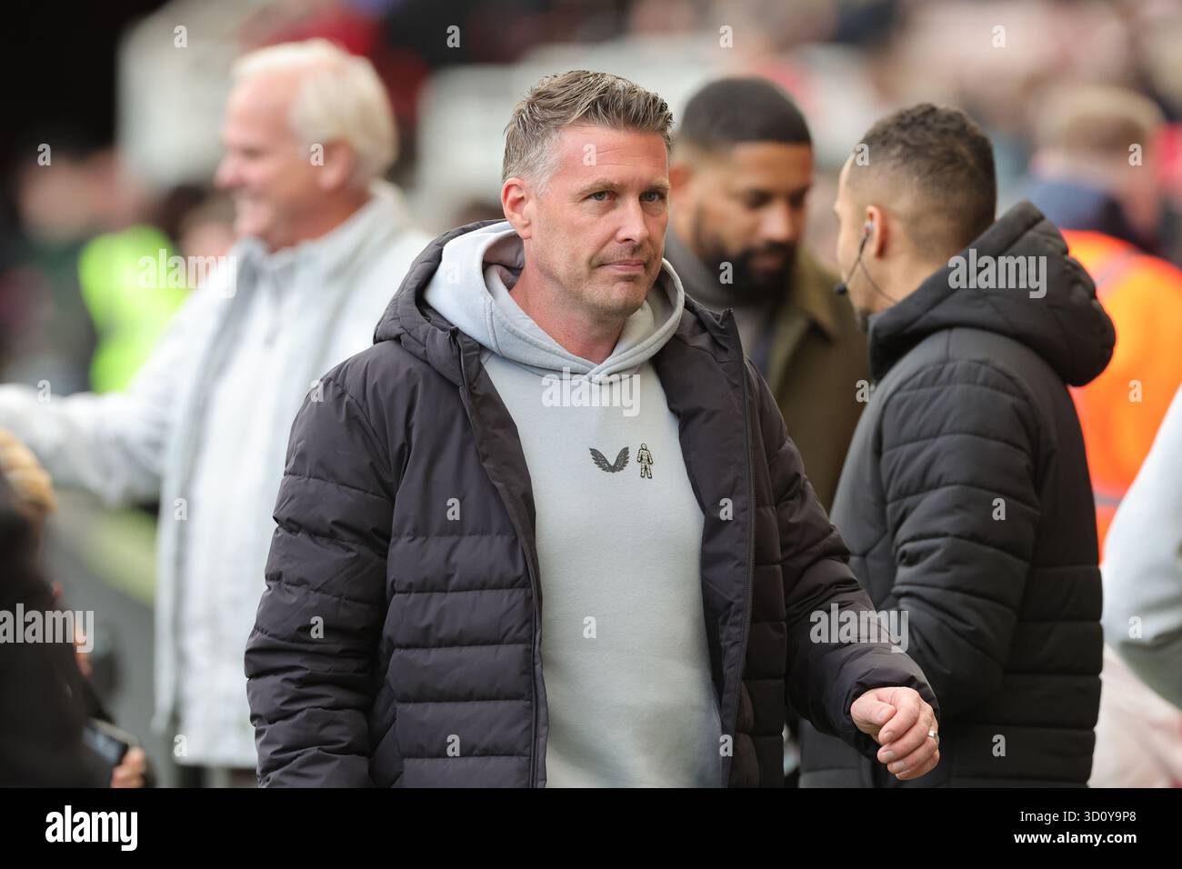 Middlesbrough manager Rob Edwards before the Sky Bet Championship match ...