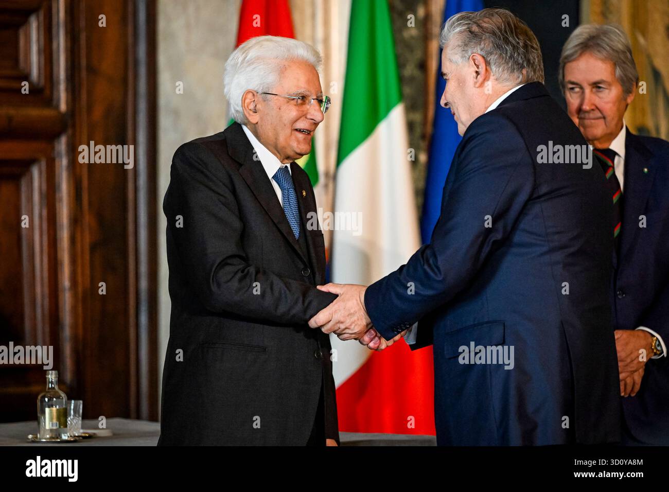 Sergio Mattarella , Giovanni Rubini , ? Ceremony for the presentation ...