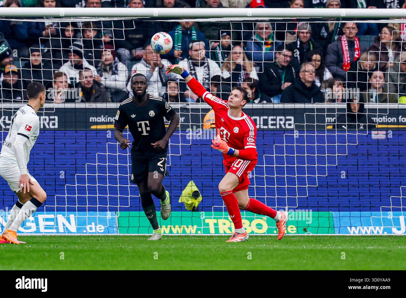 goalkeeper Jonas Kurt Urbig of FC Bayern München throws the ball during ...