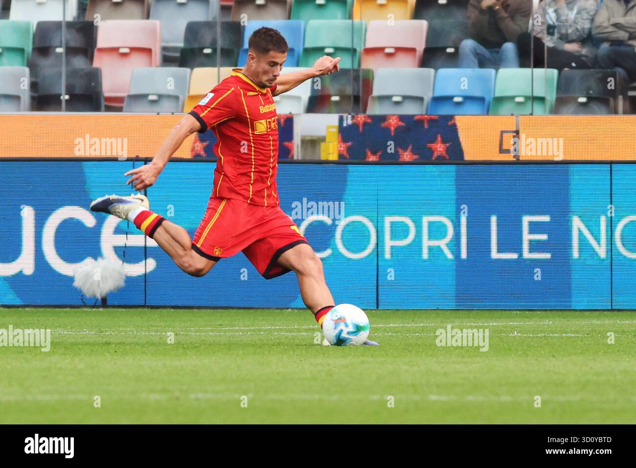 Lecce's Medon Berisha during the Serie A soccer match between Udinese ...