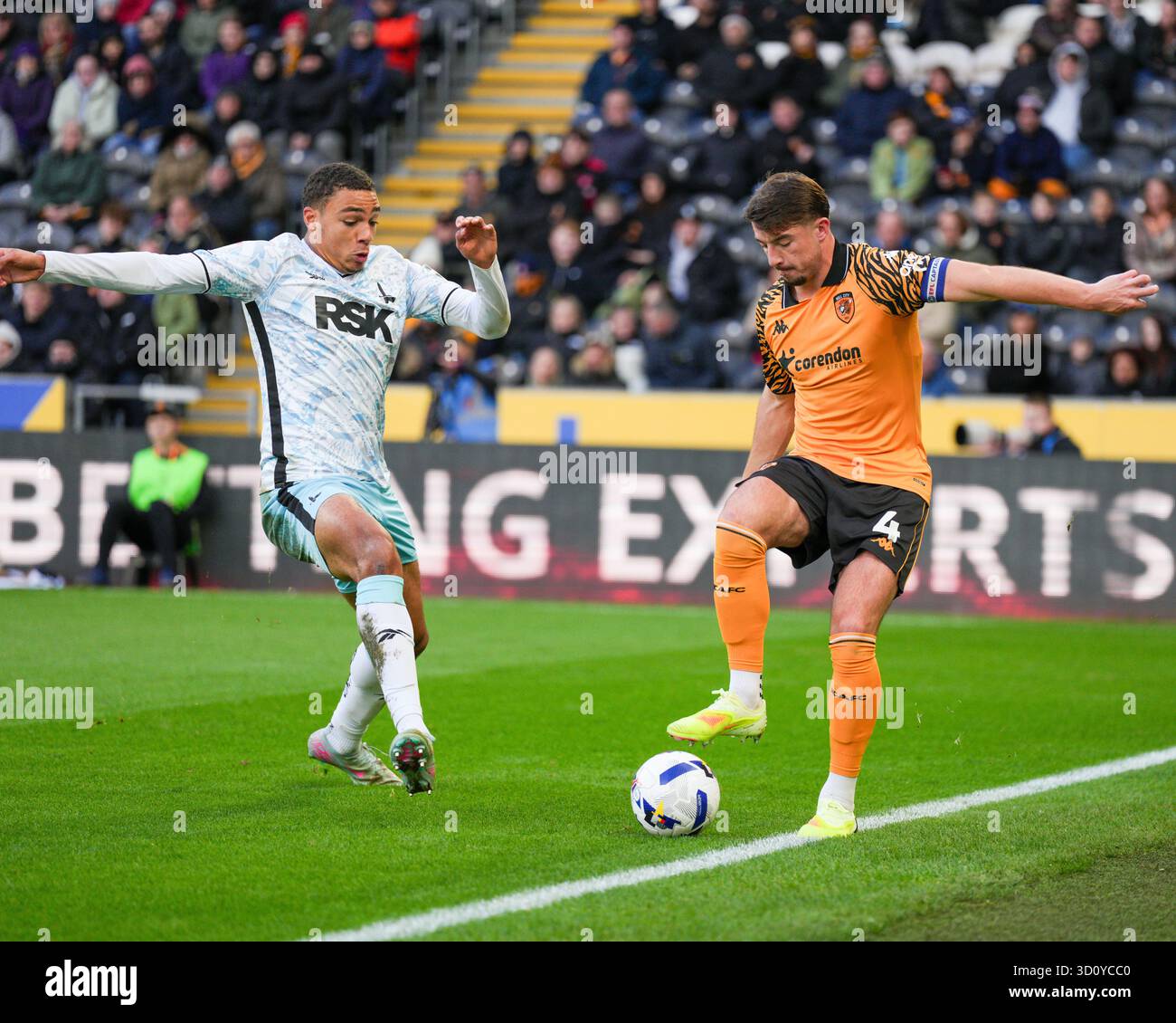 HULL, UK. 25th October 2025. EFL Championship Football League: Hull ...