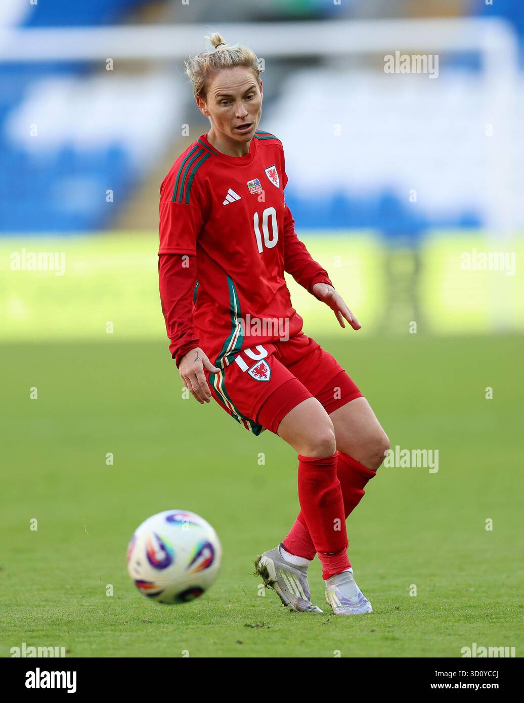 Wales' Jess Fishlock during the international friendly match at the ...