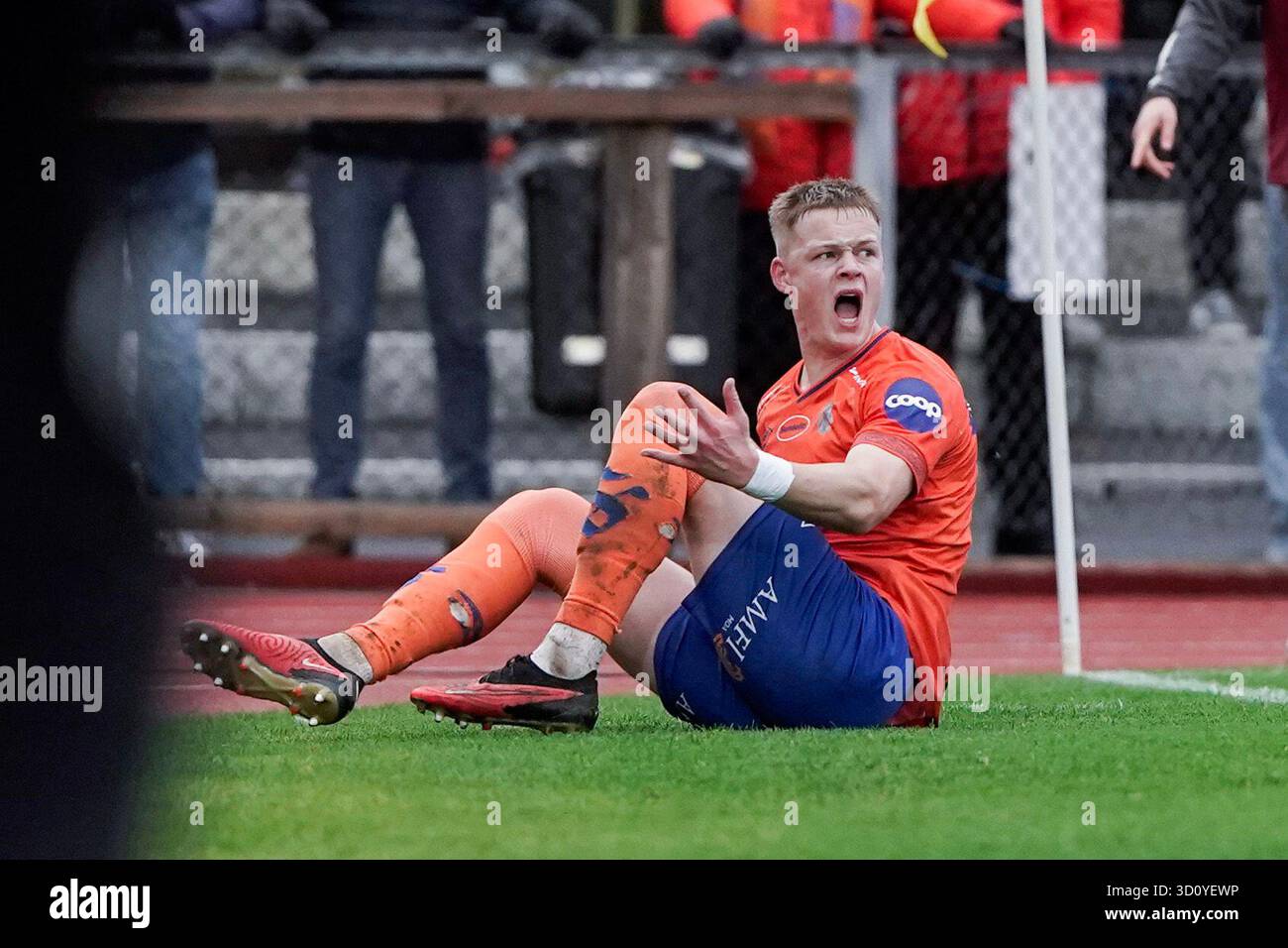 Moss 20251025. Aalesund's Simen Haram during the 1st division football ...