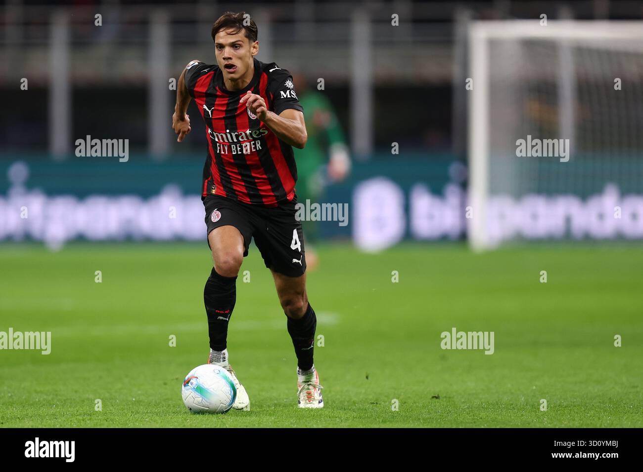 Samuele Ricci of Ac Milan in action during the Serie A football match ...
