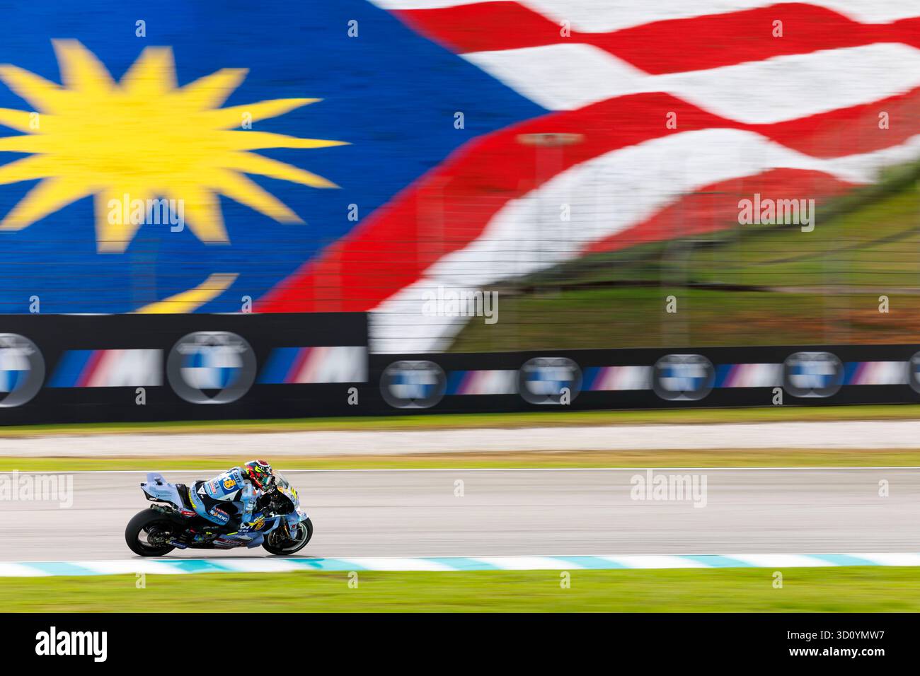 Number 54 Gresini Racing MotoGP rider Fermin Aldeguer during practice 2 ...