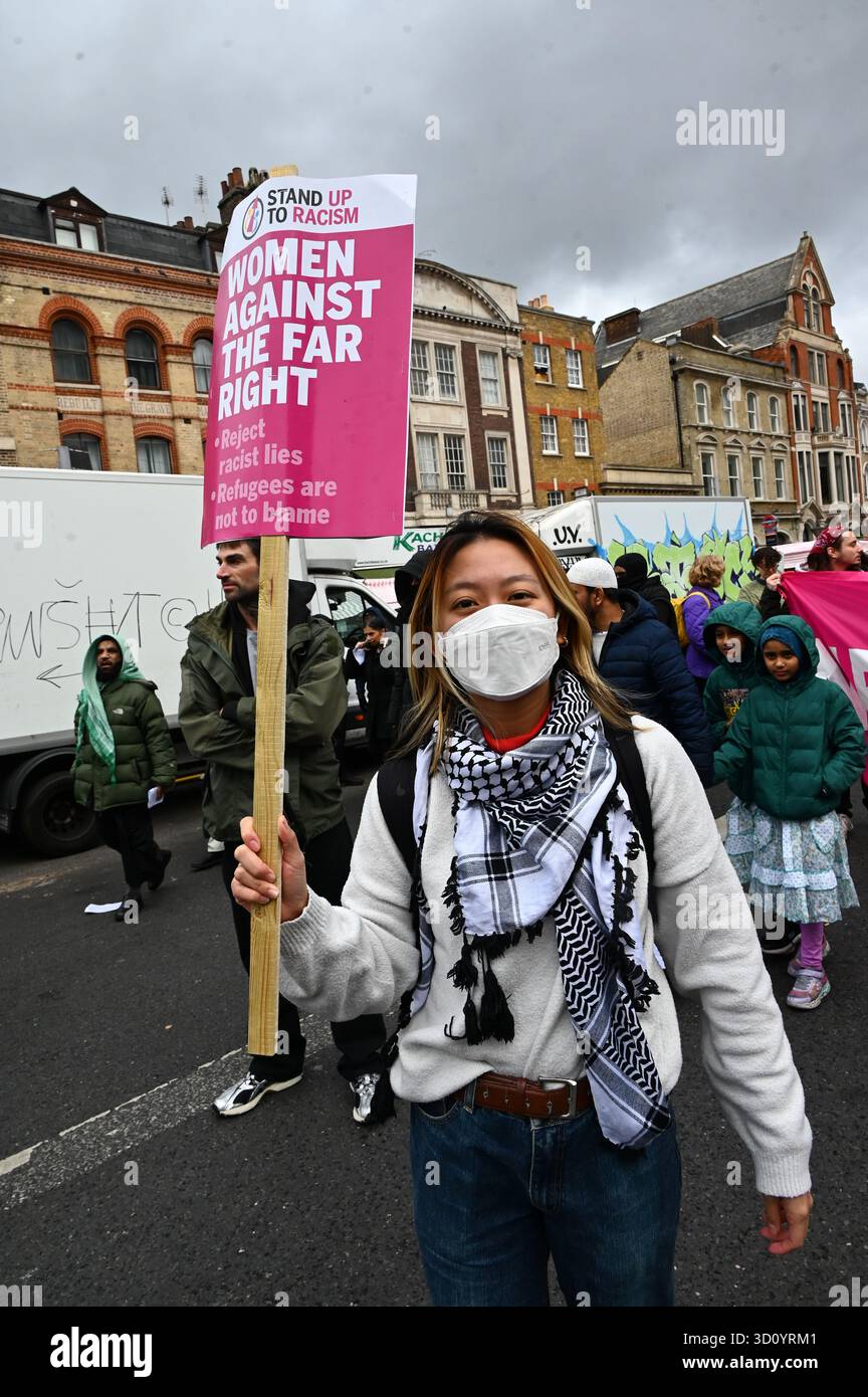 London, England, 25 October 2025: Around two thousand protesters joined ...
