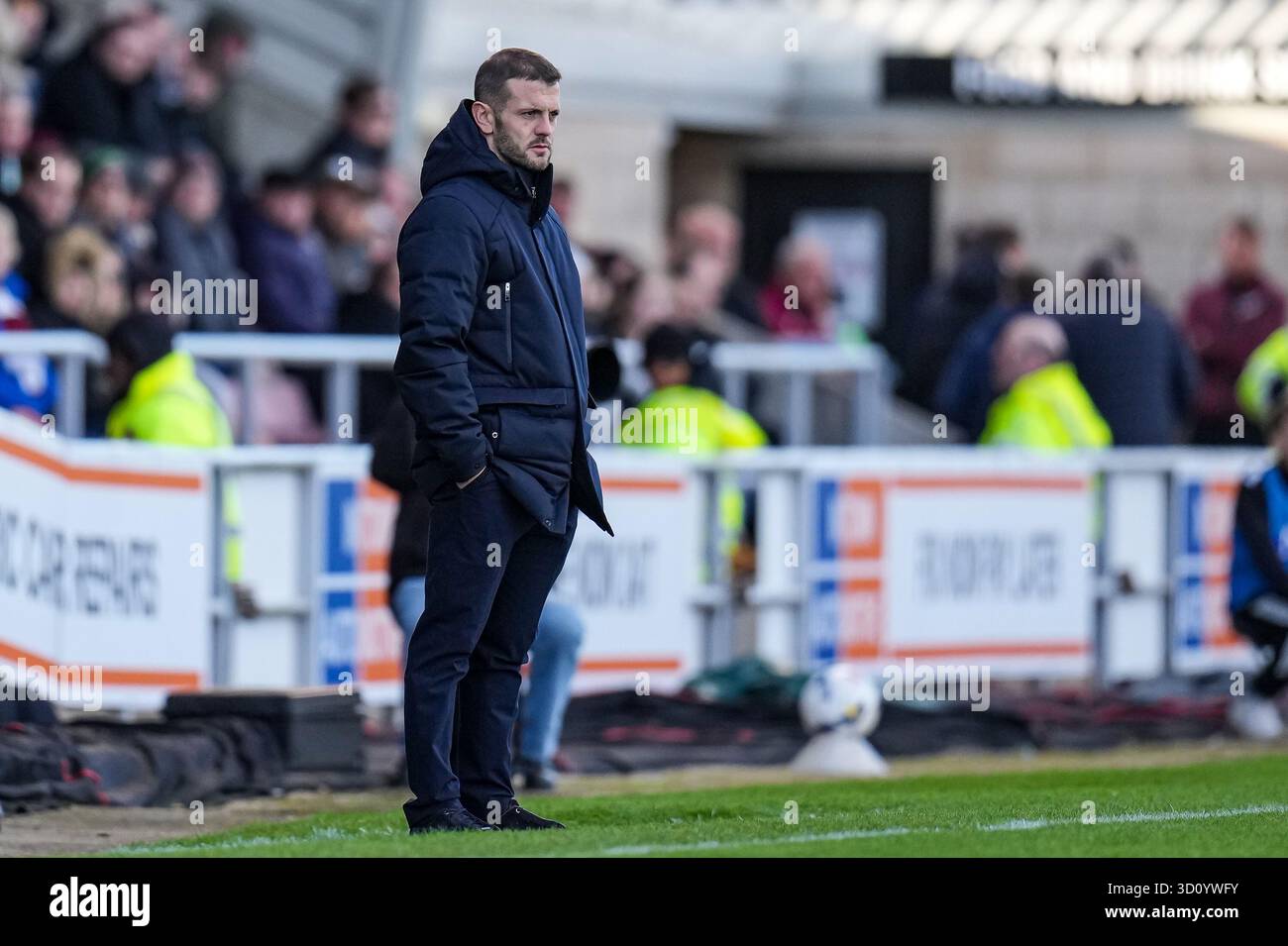 Jack Wilshere (Manager) of Luton Town during the Sky Bet League 1 match between Northampton Town ...