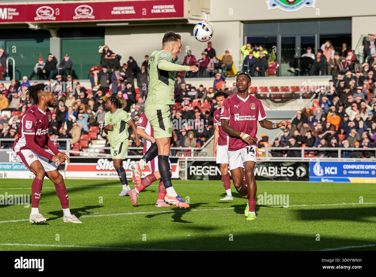 Kal Naismith (3) of Luton Town during the Sky Bet League 1 match ...