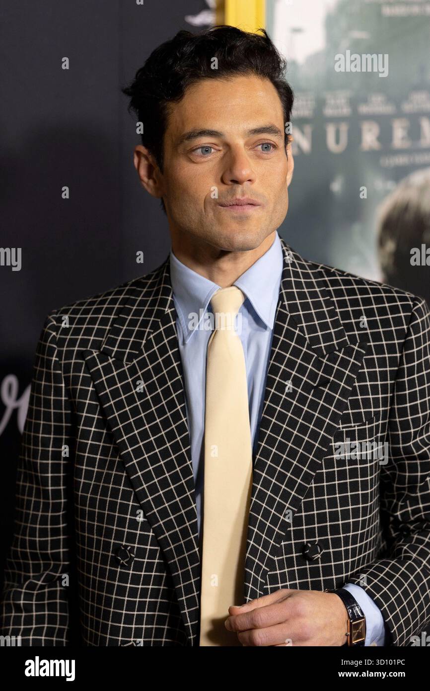 24 October 2025 - Hollywood, California - Rami Malek. ''Nuremberg ...