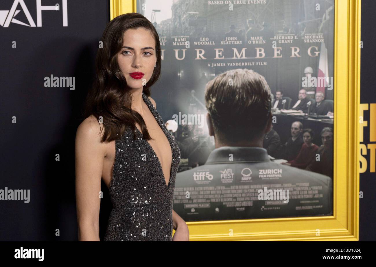 24 October 2025 - Hollywood, California - Lydia Peckham. "Nuremberg ...