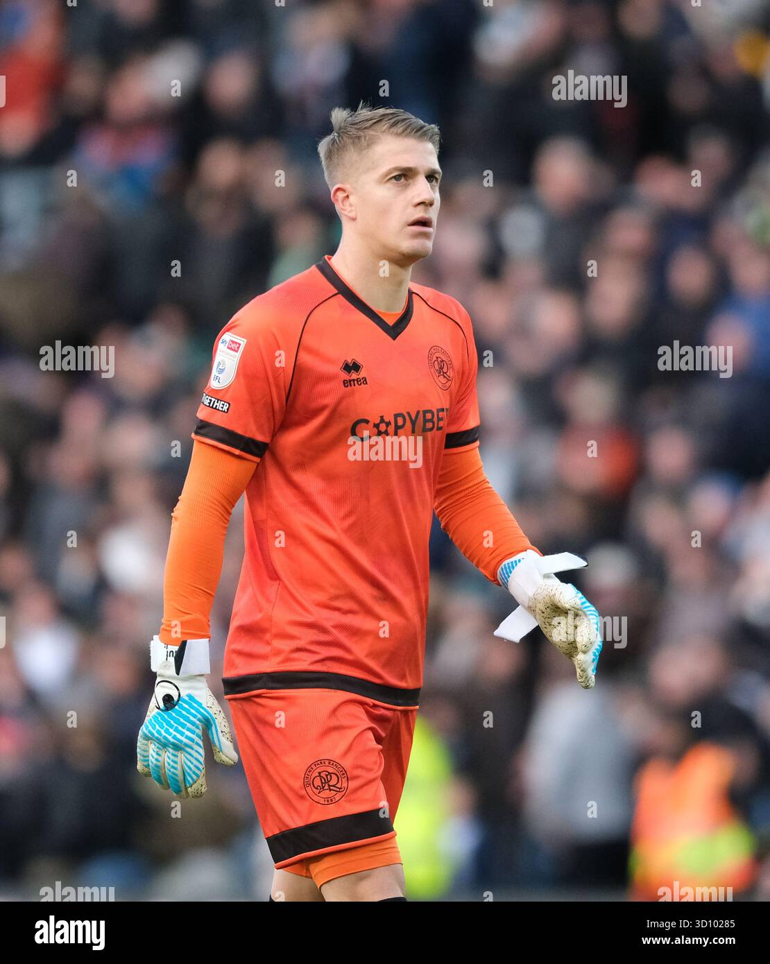 Paul Nardi of Queens Park Rangers at full time during the EFL ...