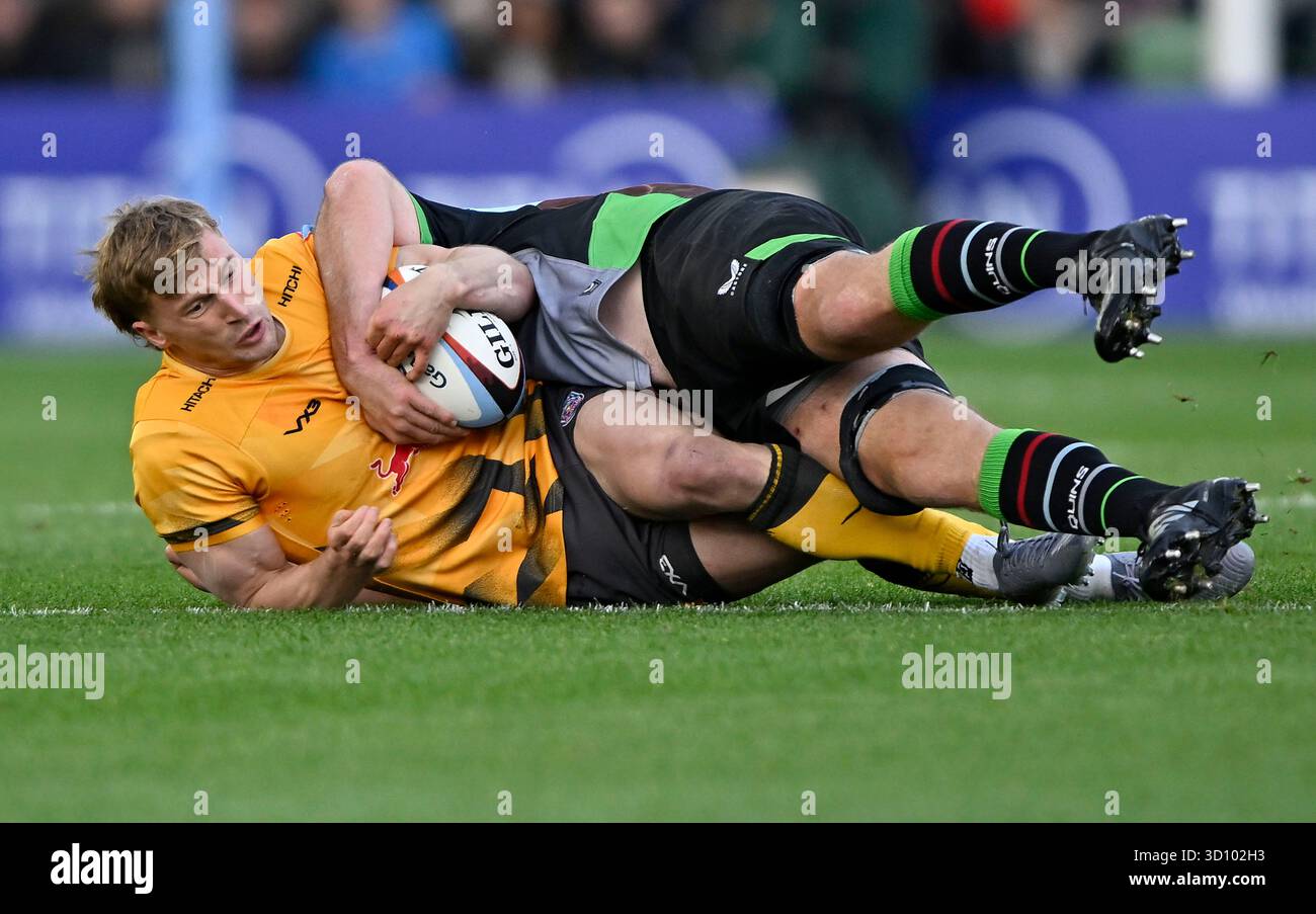 Twickenham. United Kingdom. 25 October 2025. Premiership Rugby ...