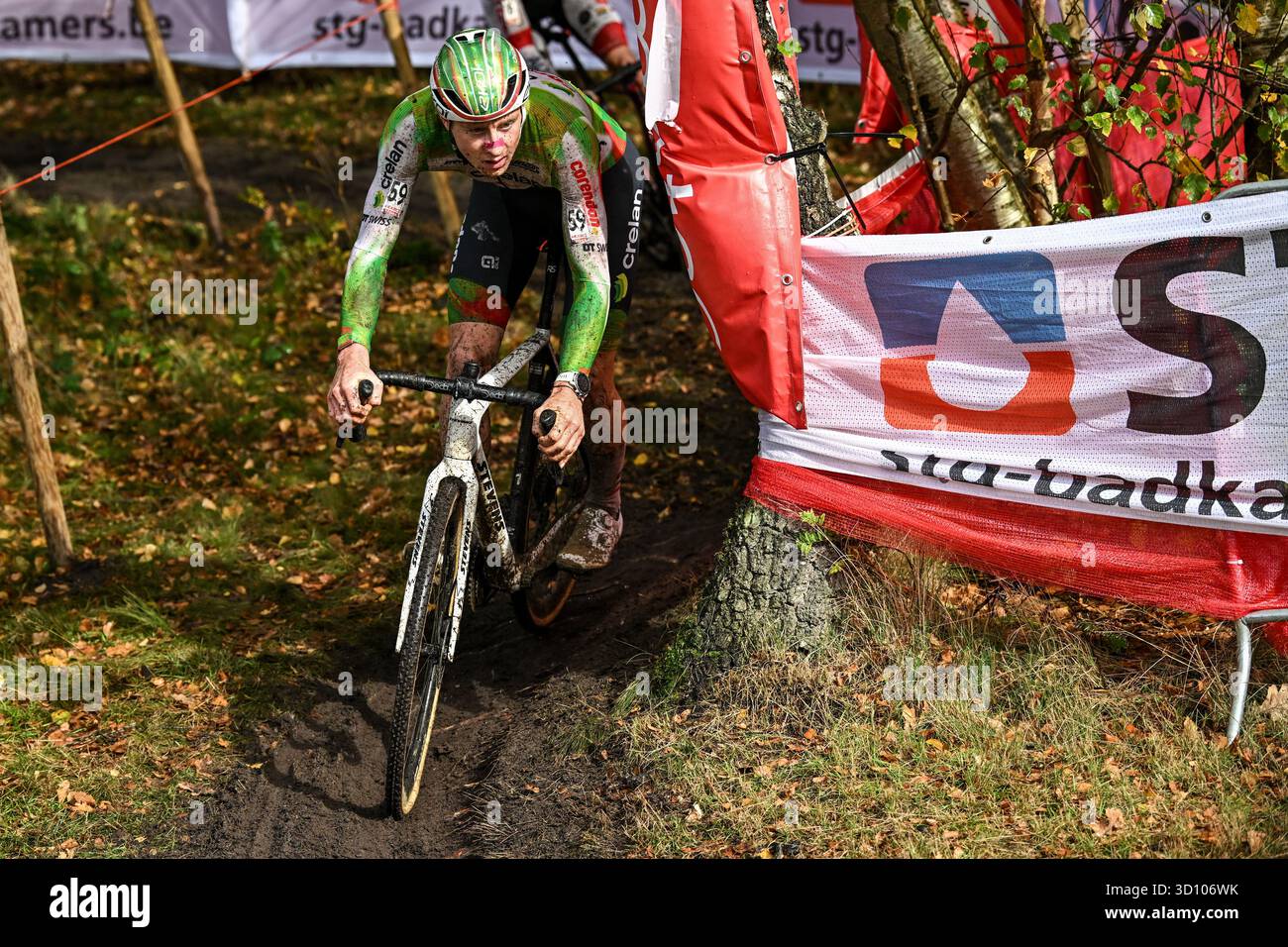 Belgian Toon Vandebosch pictured in action during the elite men's race ...