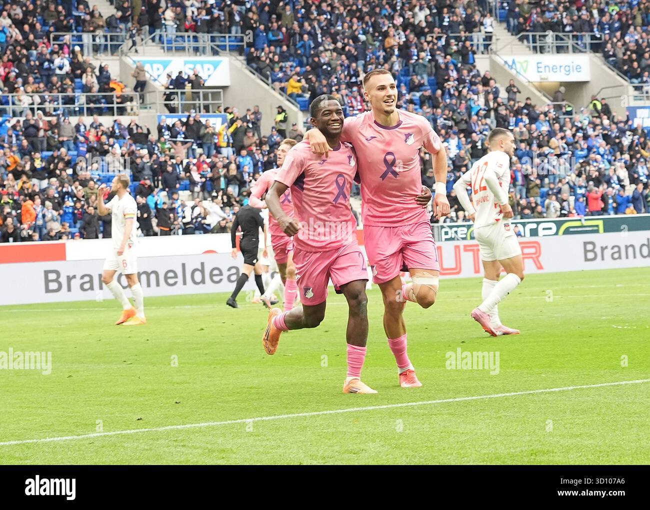 October 25, 2025, PreZero Arena, Sinsheim, GER, 1.FBL, TSG Hoffenheim ...