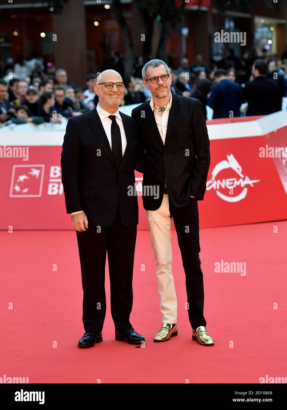 Roma Cinema Fest 2025, day 11 - awards ceremony, red carpet. Pictured: David Serlin, Brian ...