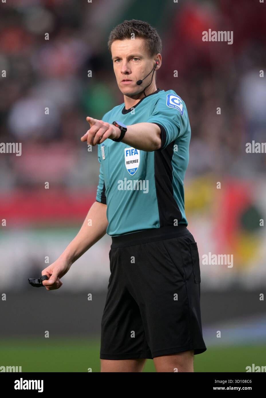 Referee Daniel Siebert FC Augsburg, October 25, 2025, Soccer ...