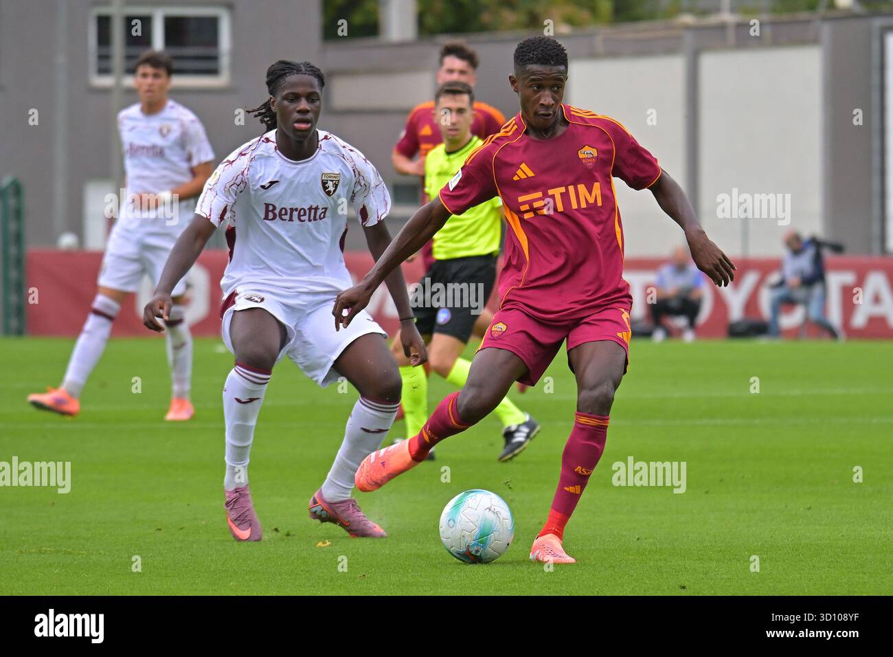 Mohammed Bah (AS Roma) during the match of Primavera 1 Italian Football ...