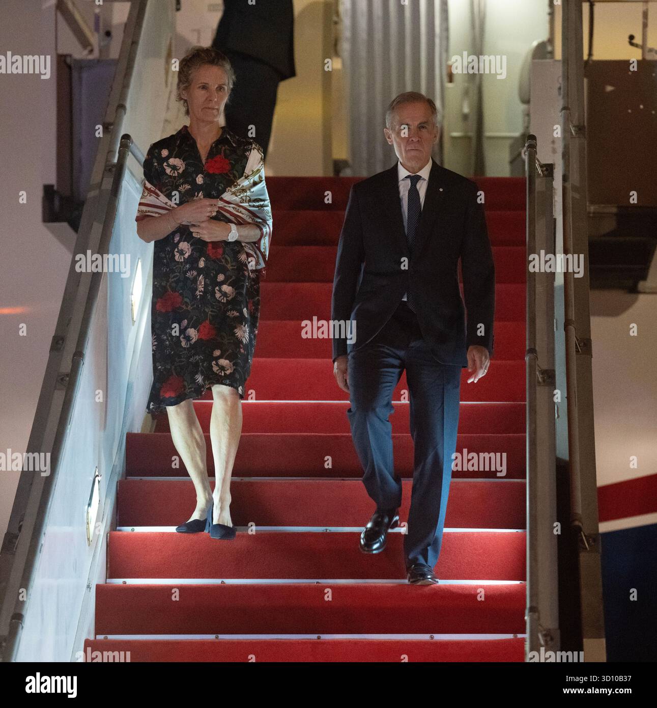 Canadian Prime Minister Mark Carney and his wife Diana Fox Carney ...