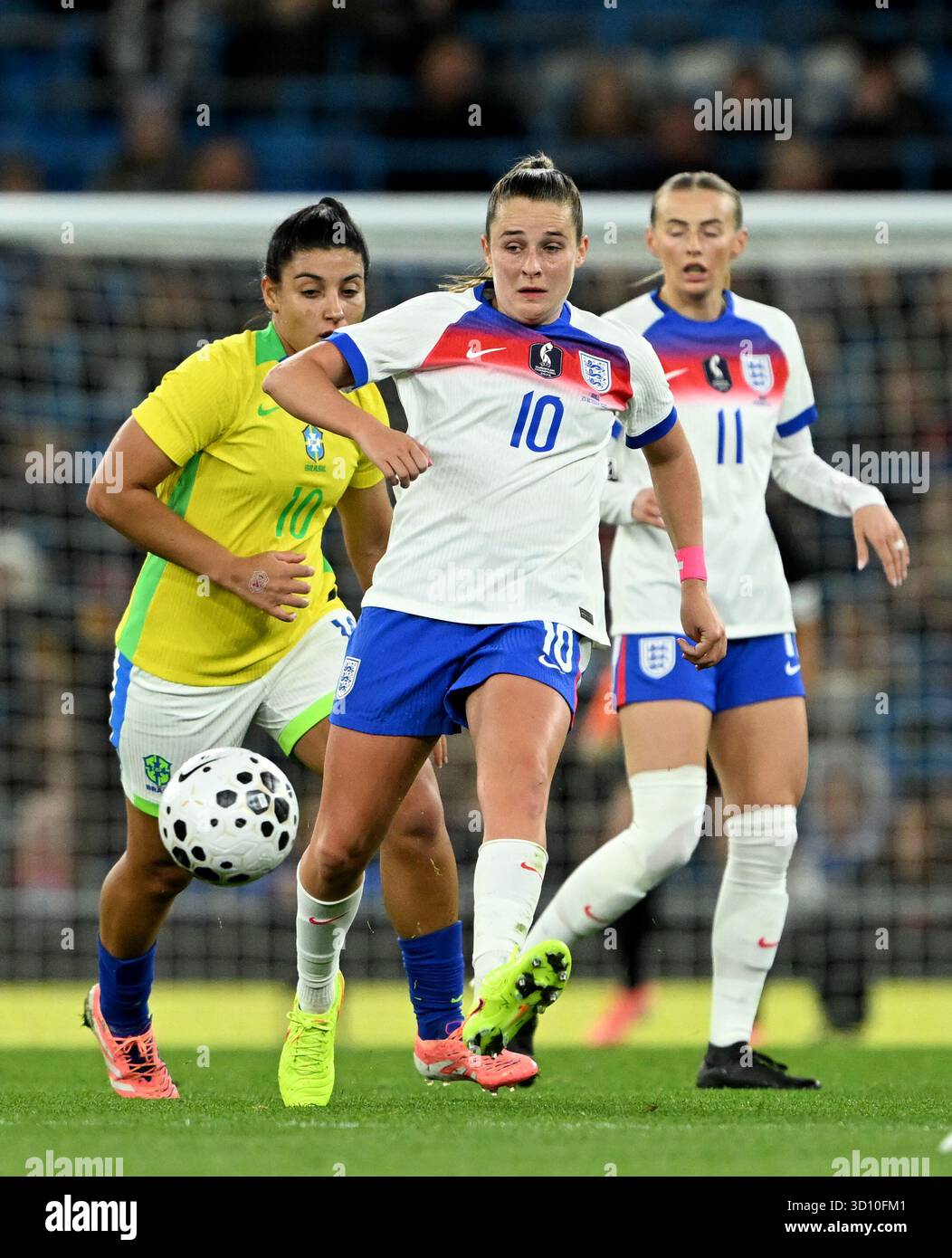 England's Ella Toone during the international friendly match at Etihad ...