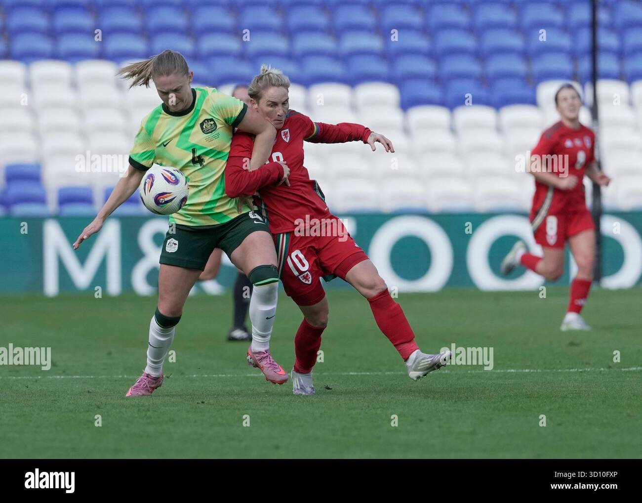Cardiff,UK, 25 Oct 2025 Jess Fishlock #10 of Wales Clare Hunt of ...