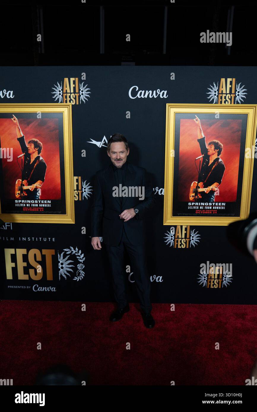 Scott Cooper arrives on the red carpet of Springsteen during the AFI ...