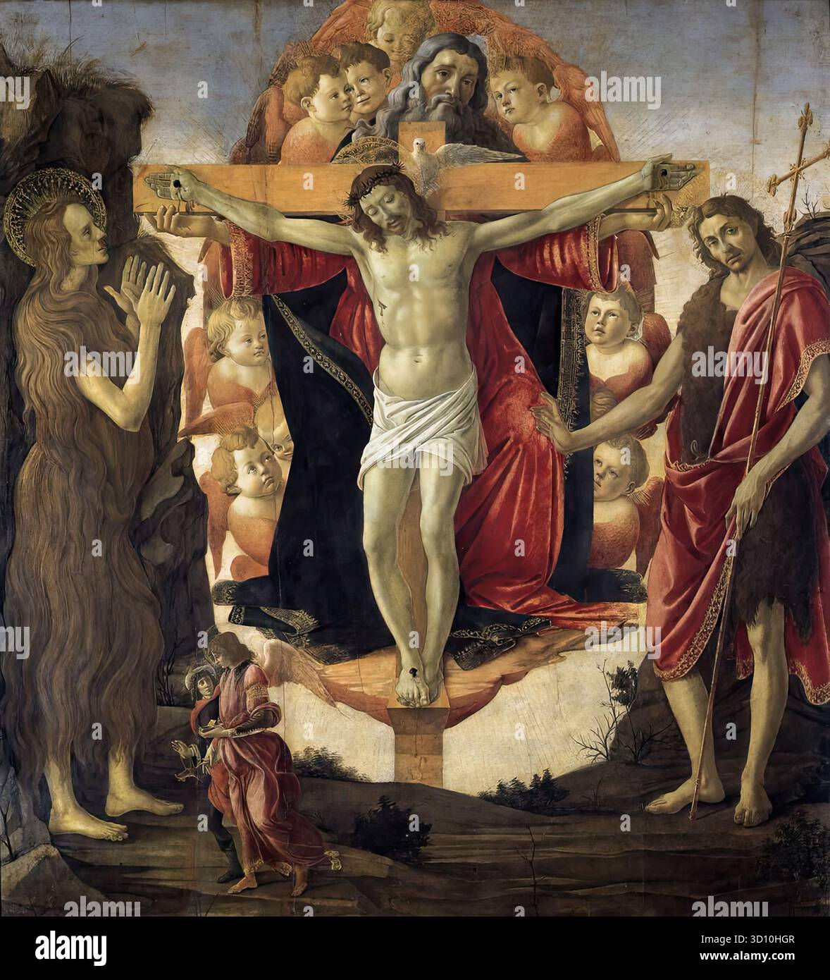 BOTTICELLI, Sandro (b. 1445, Firenze, d. 1510, Firenze) Holy Trinity ...
