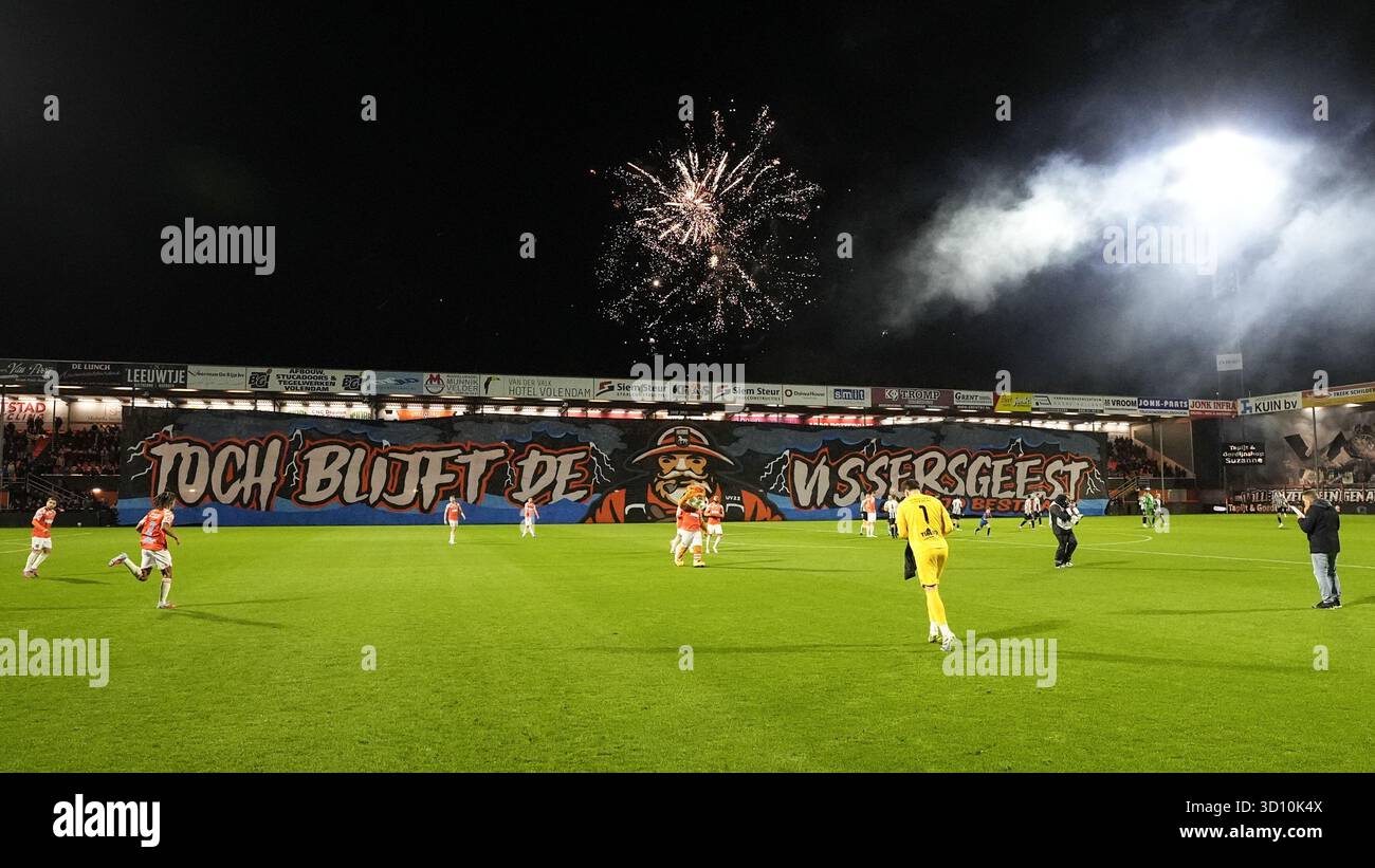 VOLENDAM , 25-10-2025 , Kras Stadium , season 2025 / 2026 , Dutch ...