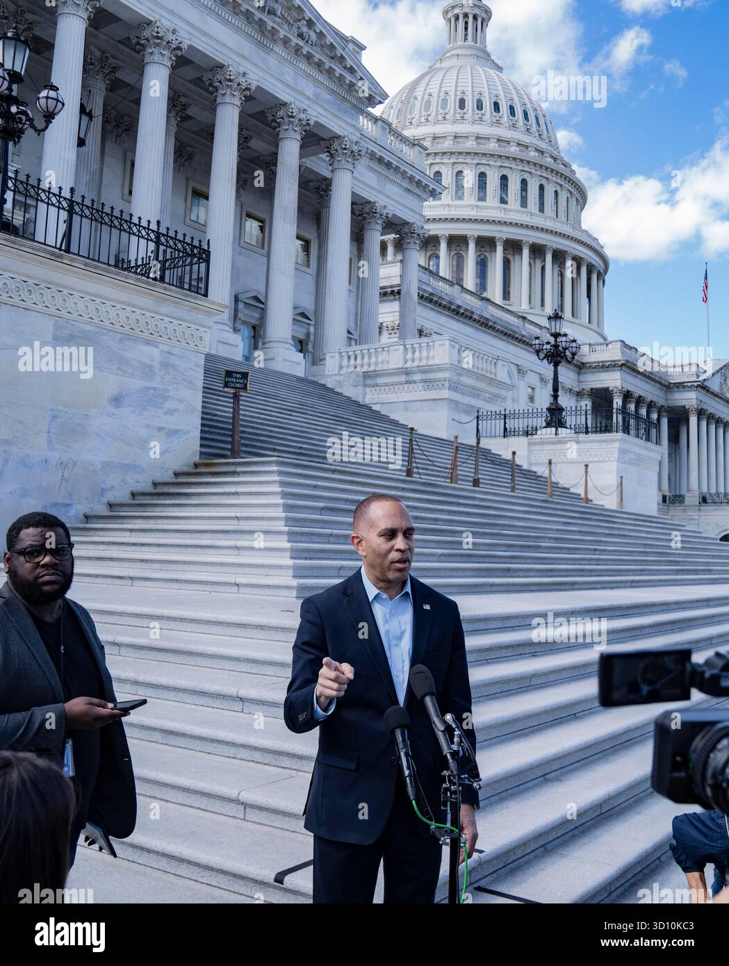 United States House Minority Leader Hakeem Jeffries (Democrat of New ...