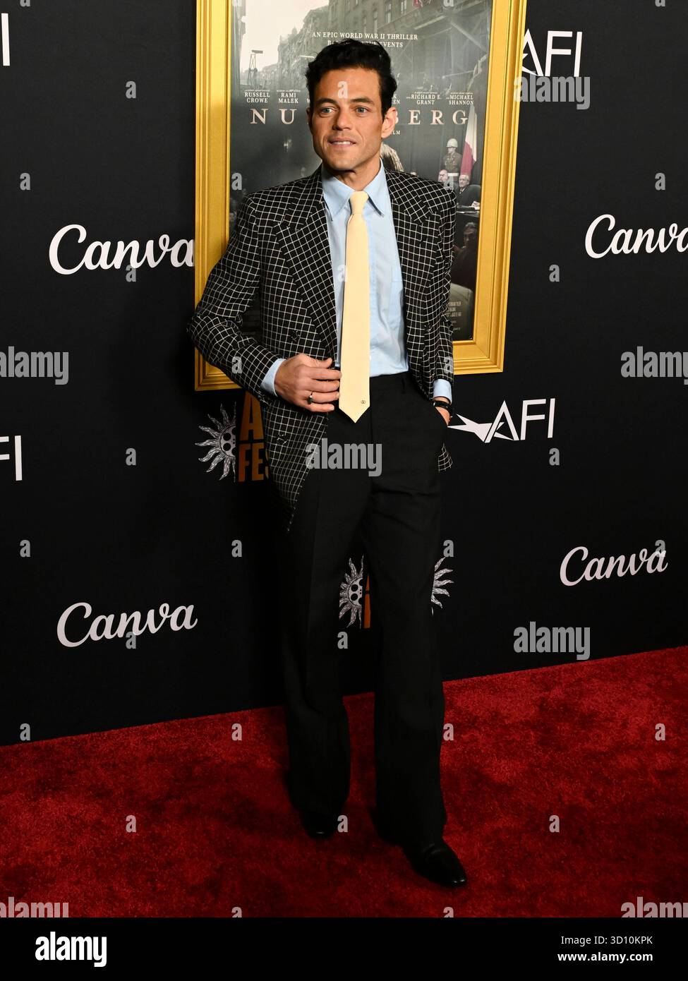 October 24, 2025, Hollywood, California, USA: American actor RAMI MALEK ...