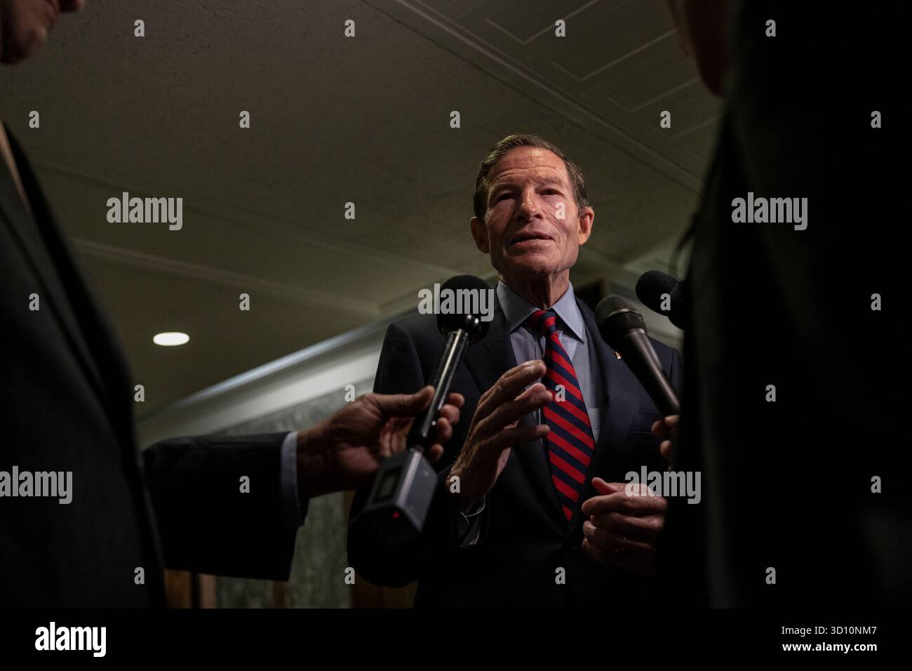 United States Senator Richard Blumenthal (Democrat of Connecticut ...