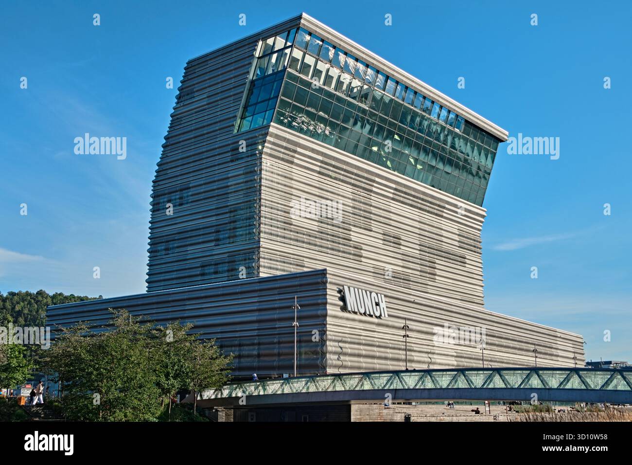 Oslo, Norway - September 7, 2025: Exterior view of the interesting ...
