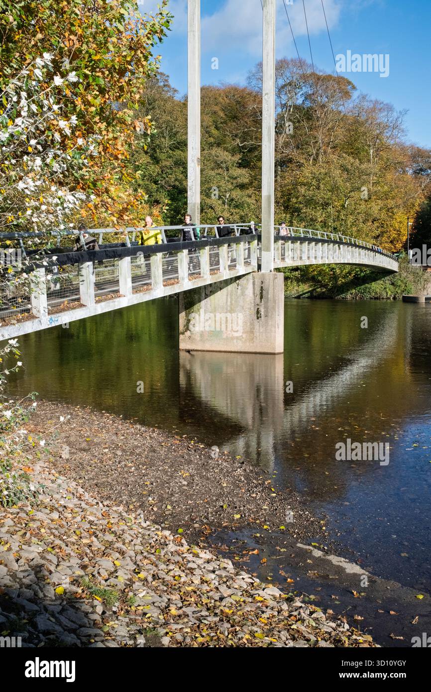 Blackweir suspension bridge hi-res stock photography and images - Alamy