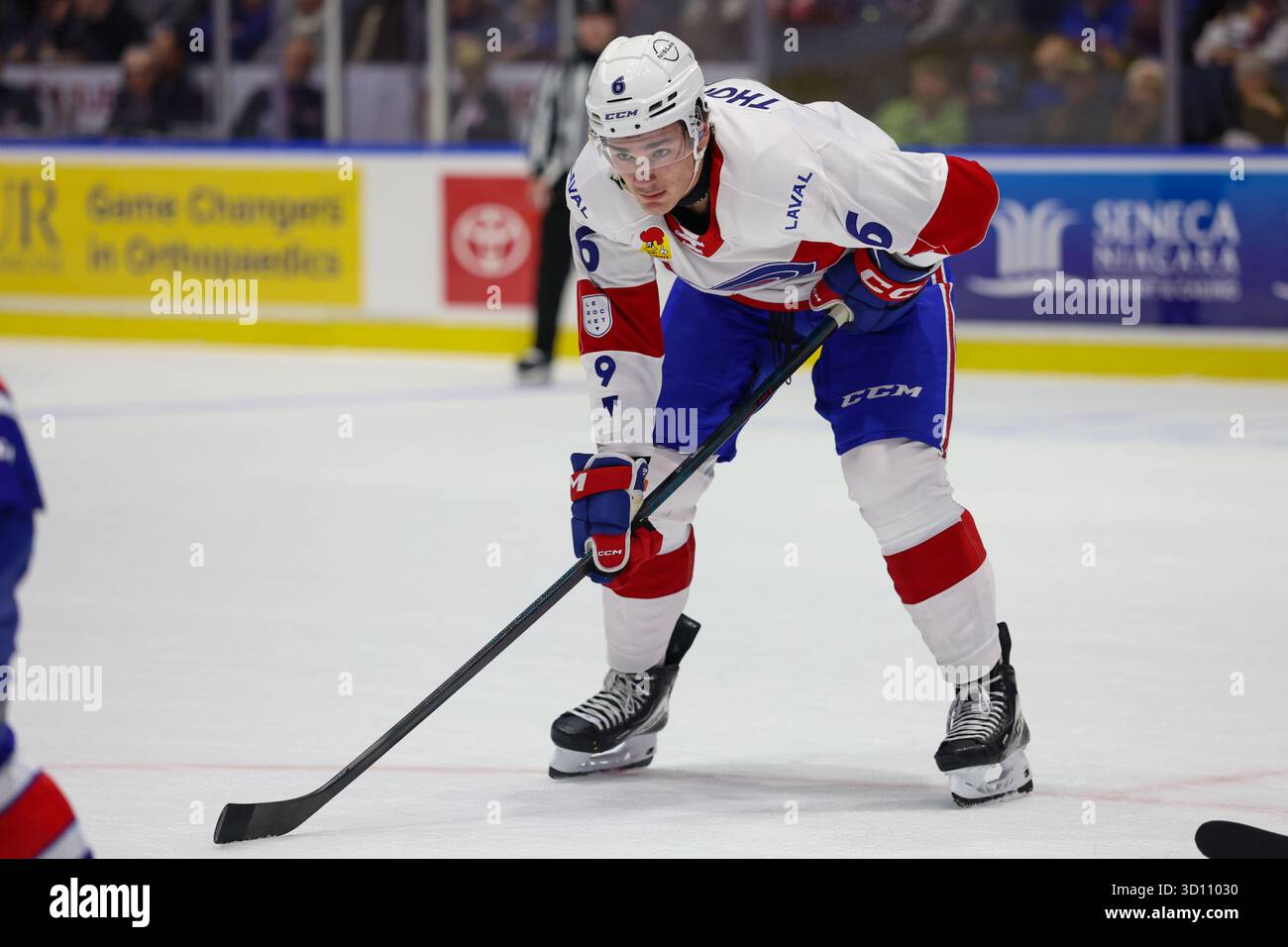 October 24th 2025: Laval Rocket forward Tyler Thorpe (6) skates in the ...