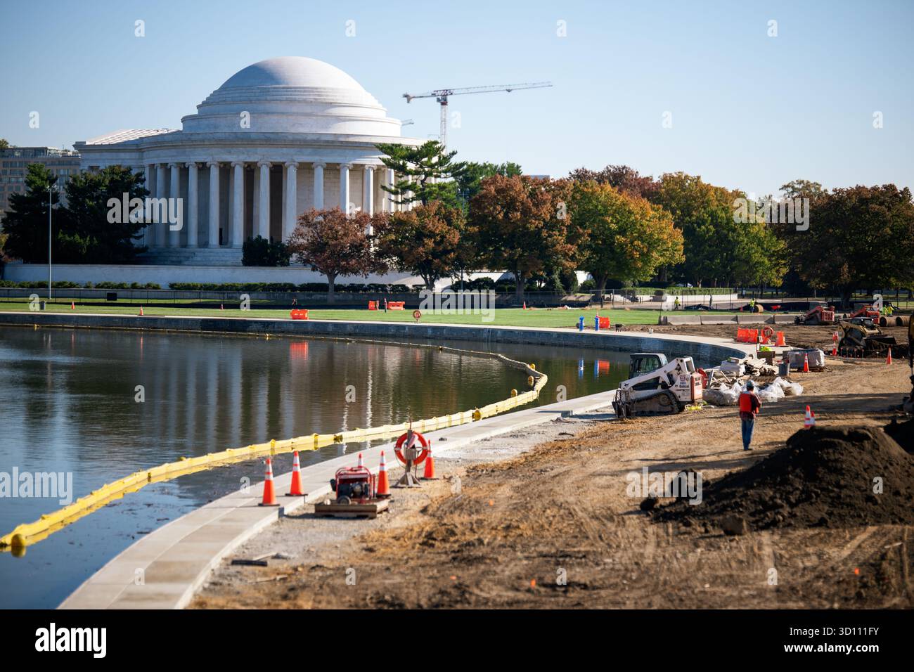 Tidal Basin Seawall Reconstruction Project Progress Washington DC ...