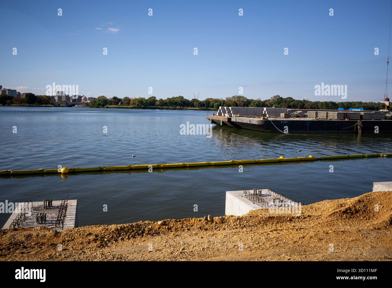 Tidal Basin Seawall Reconstruction Project Progress Washington DC ...