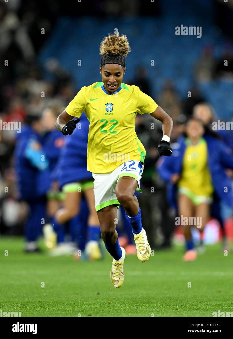 Brazil's Luany celebrates after the international friendly match at ...