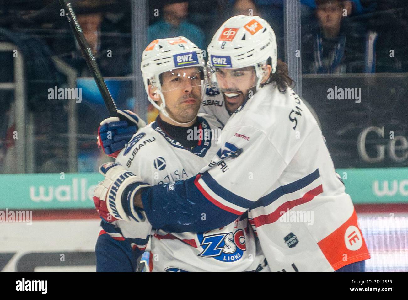 Kloten, Switzerland, October 25 2025: Patrick Geering and Willy Riedi ...