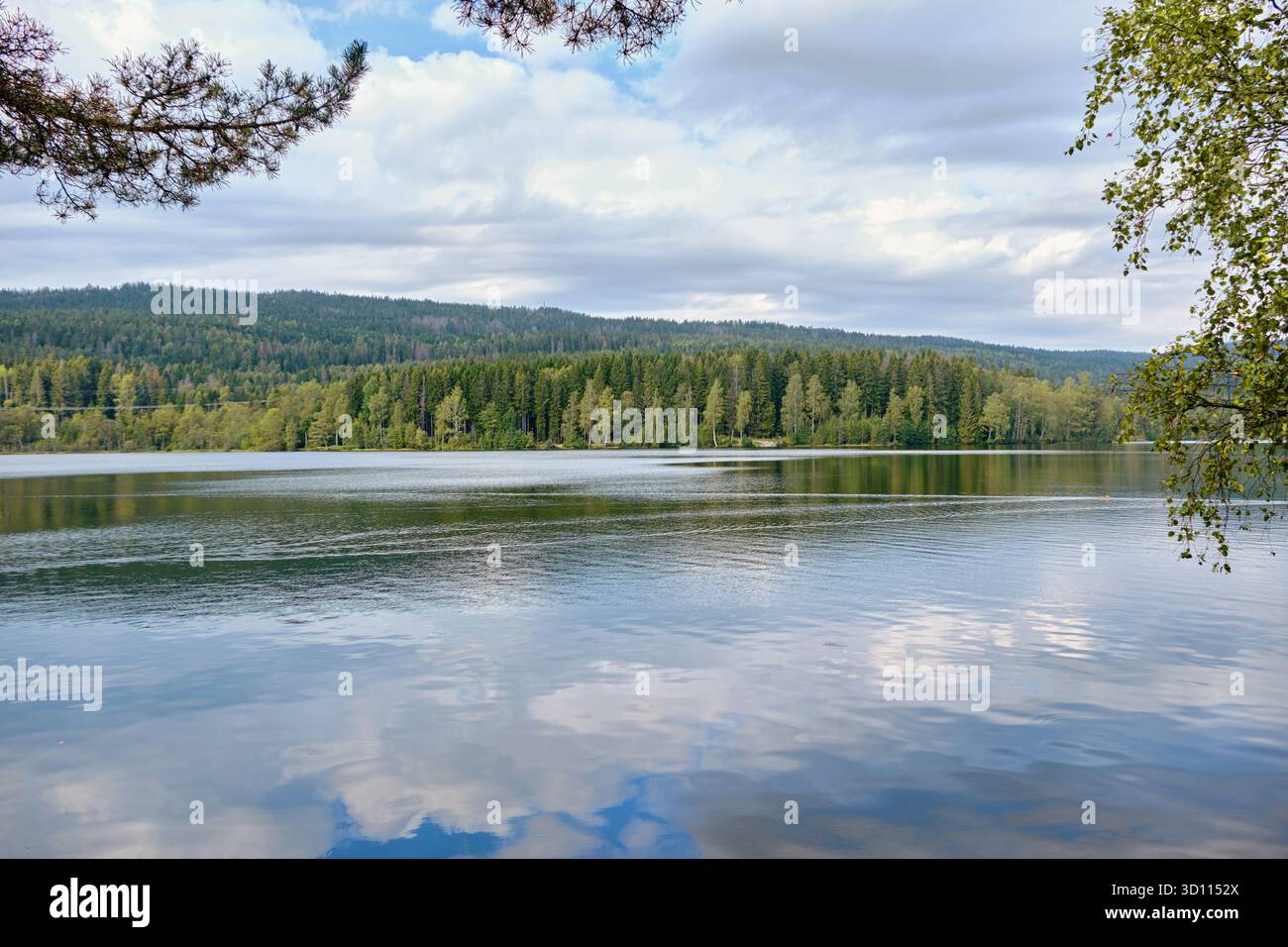 Oslo, Norway - September 9, 2025: View of Sognsvann lake north of Oslo ...