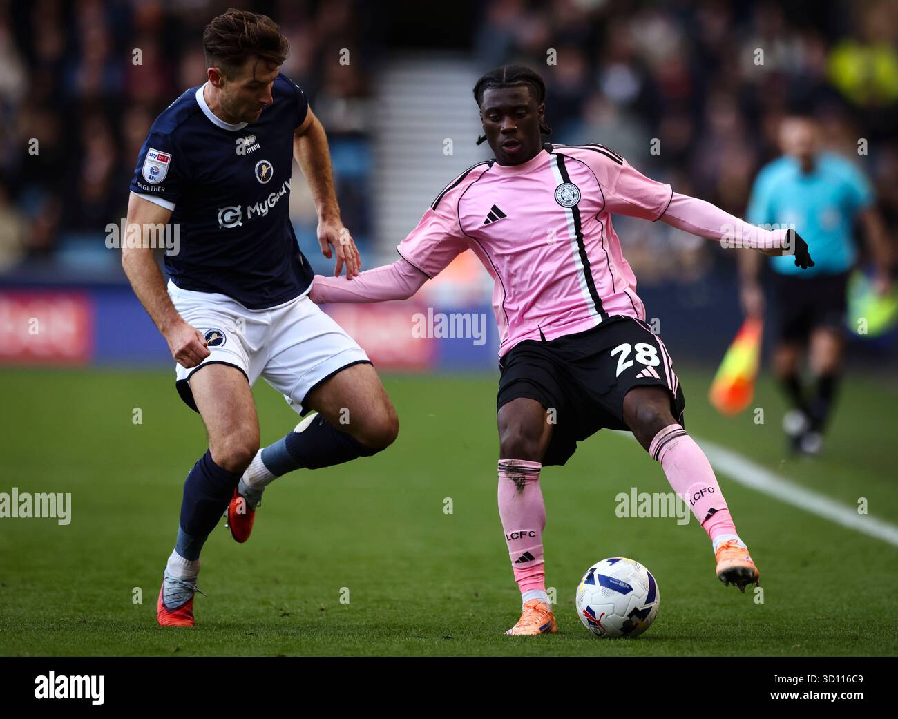 Jeremy Monga of Leicester City on the ball during the Sky Bet ...