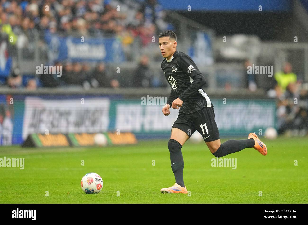 October 25 2025: /Adam Daghim of VfL Wolfsdurg controls the ball during ...