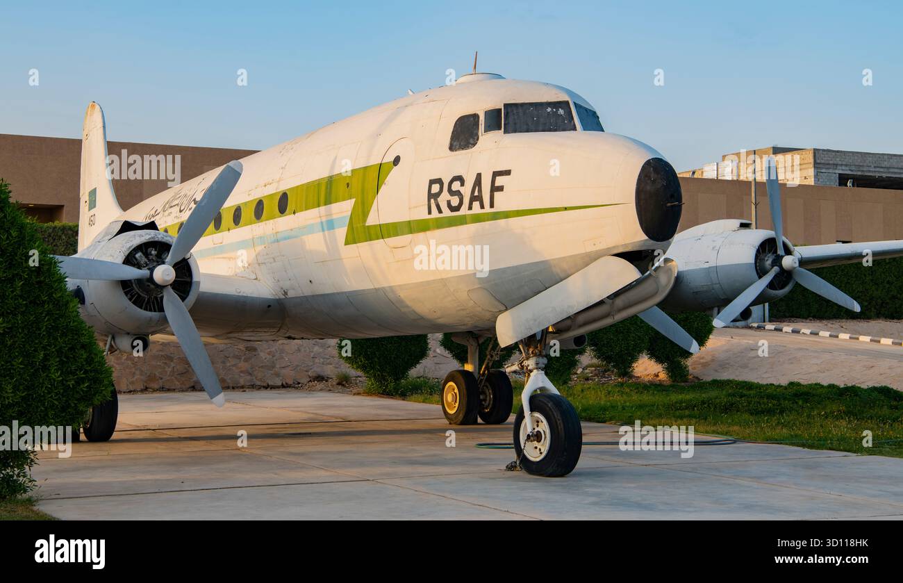 Douglas DC-4 at Royal Saudi Air Force Museum in Riyadh, Saudi Arabia ...