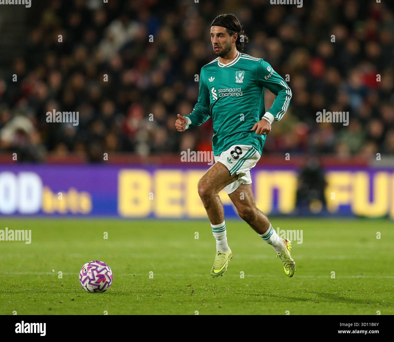 London, England, October 25 2025: Dominik Szoboszlai (8 Liverpool ...