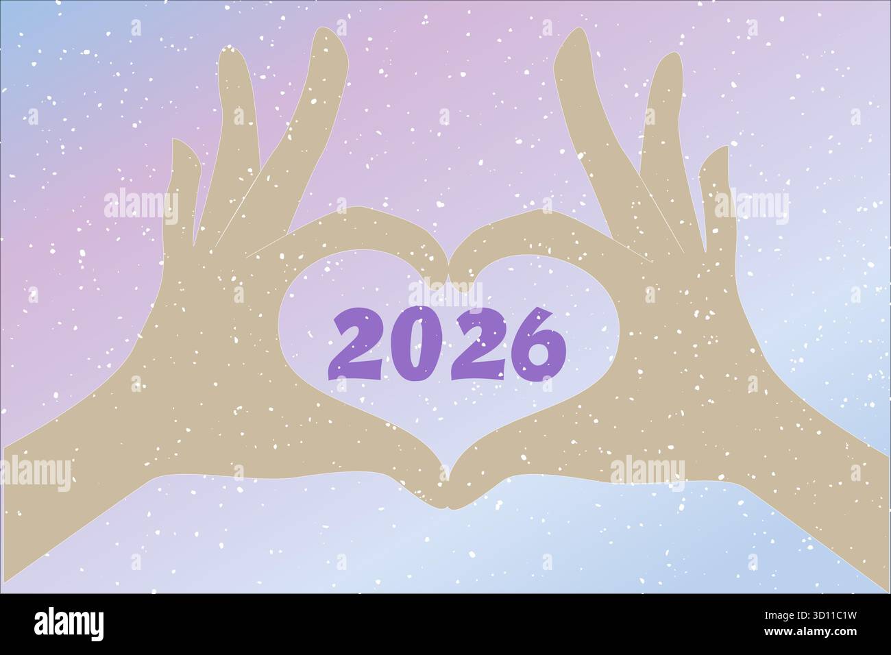 Background new year heart Stock Vector Images - Alamy