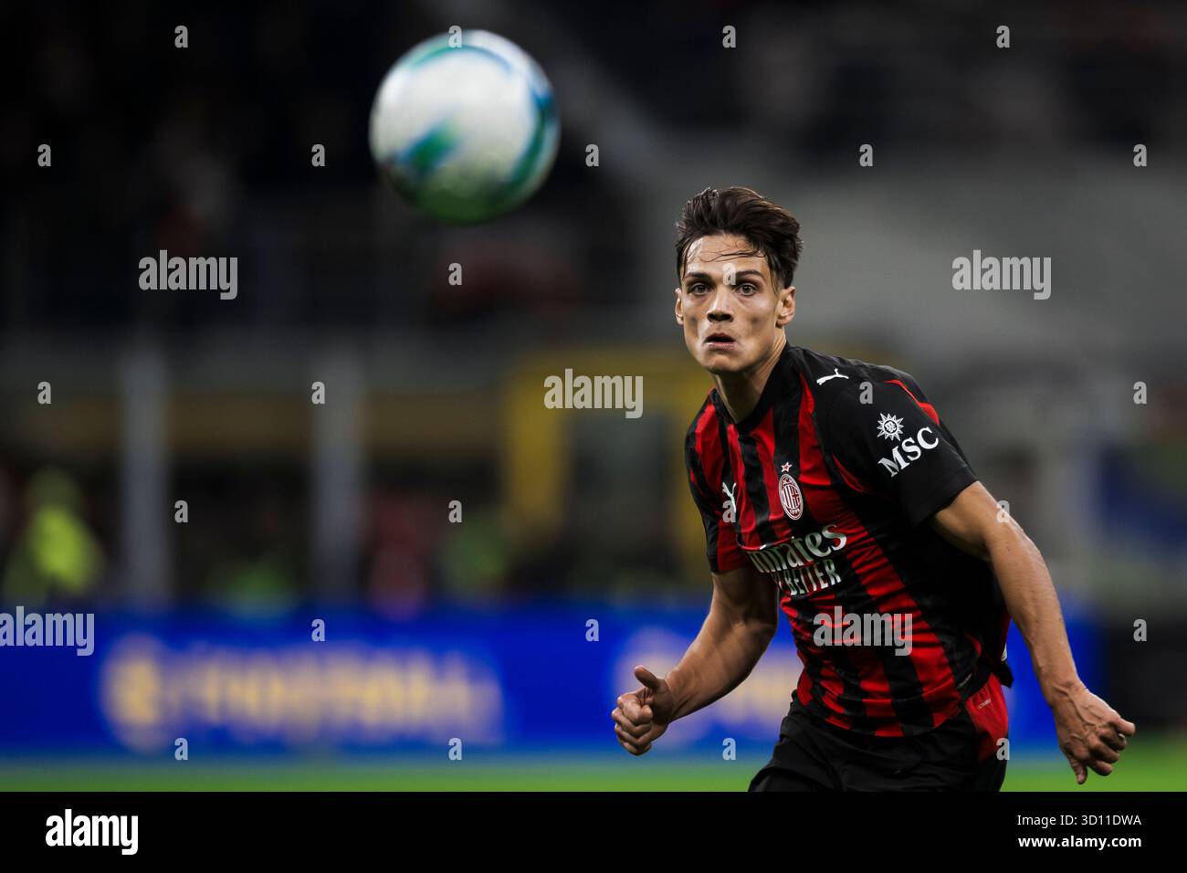 Samuele Ricci of AC Milan in action during the Serie A football match ...