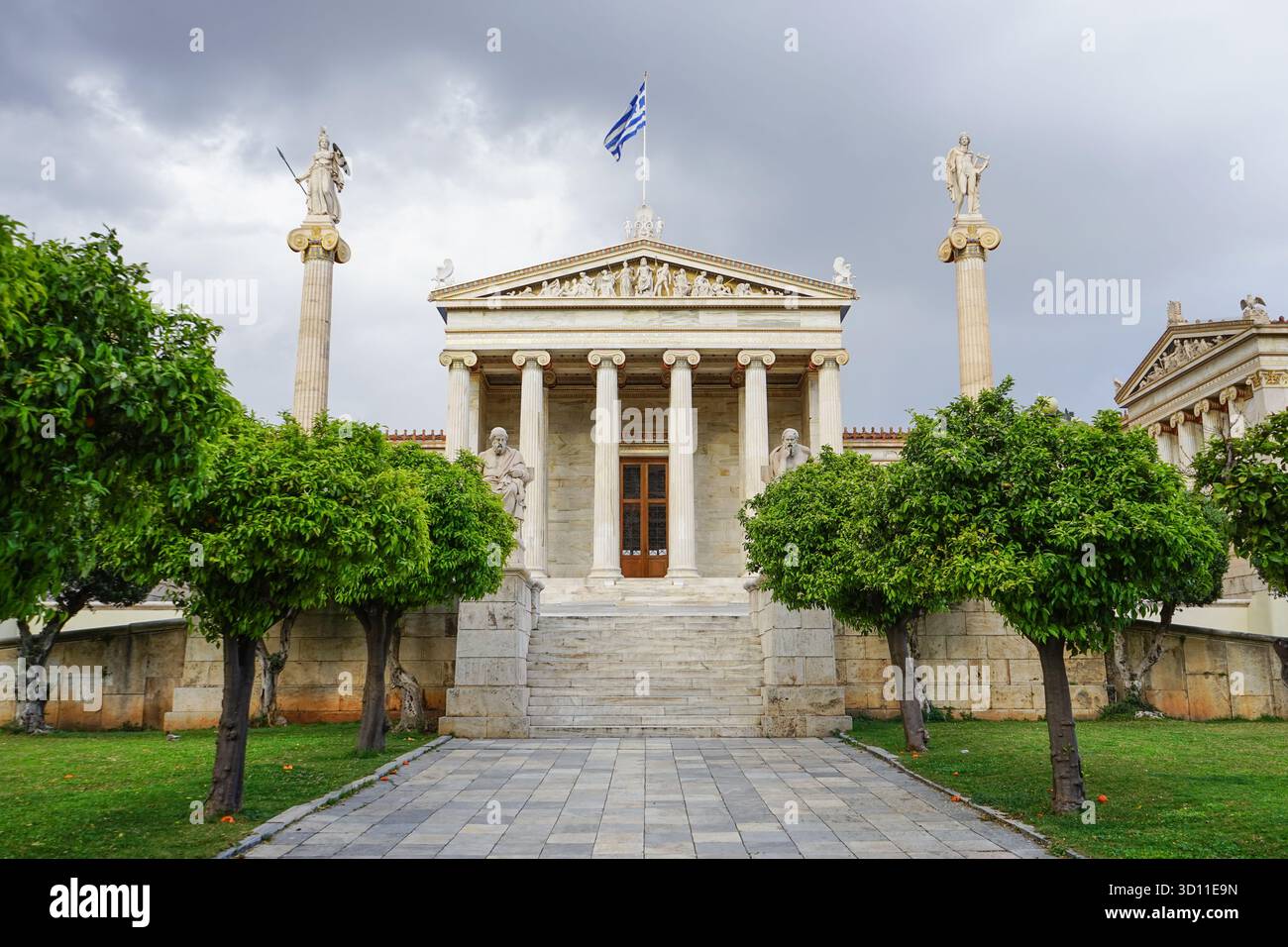 Statues classical athens hi-res stock photography and images - Alamy