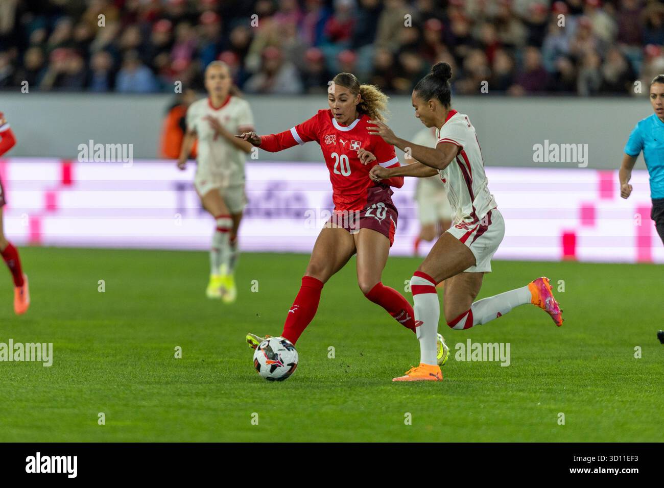 24/10/2025, Lucerne, swissporarena, Friendly: Switzerland - Canada ...