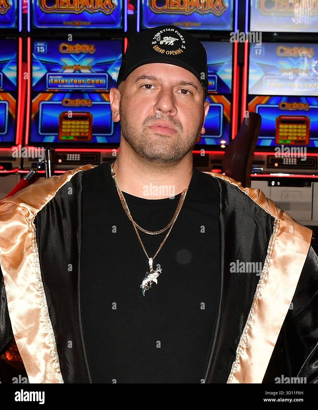 Michael “The Grinder” Mizrachi poses before the 2025 myVIP World ...