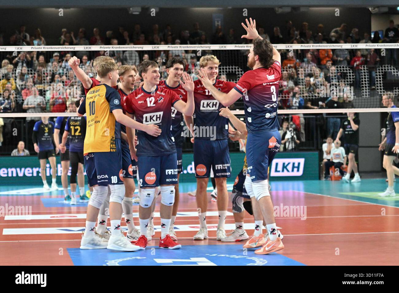 25.10.2025, LKH Arena, Lueneburg, GER; 1. VBL, SVG Lueneburg vs ...
